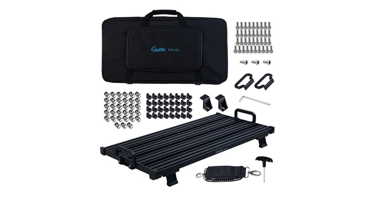 Pedalboard Guitto By Joyo Gpb-03b - Libre De Velcro