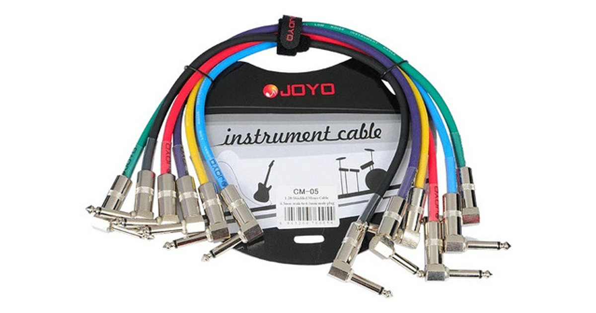 6 Pack Patch Cables Joyo CM-05 - 36 Cms