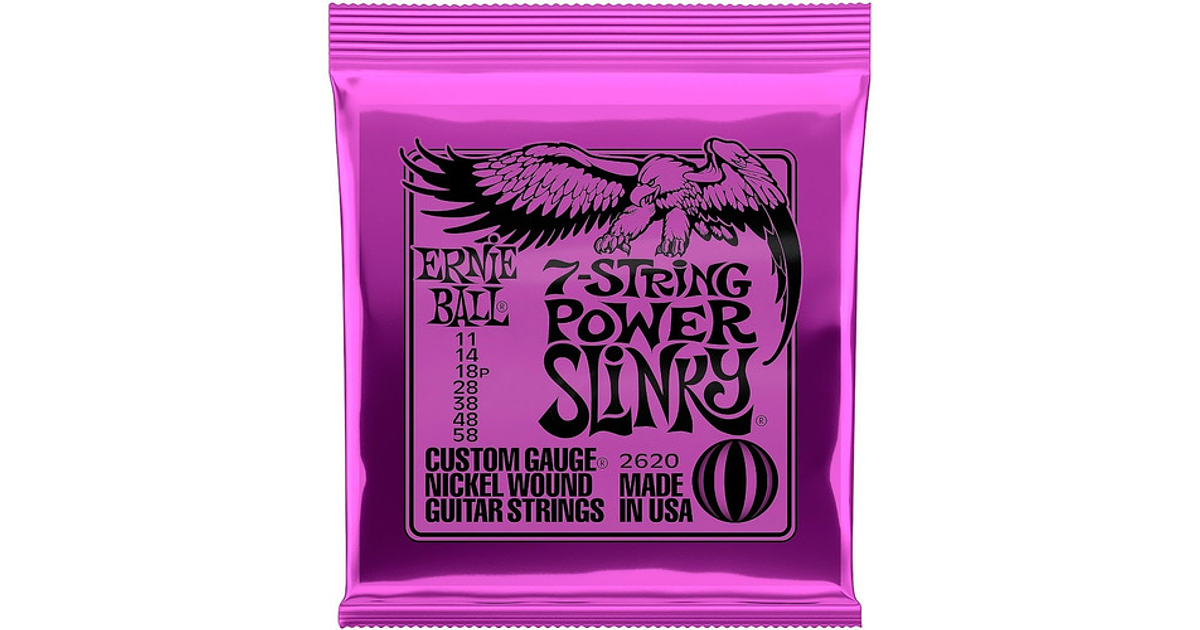 Cuerdas Ernie Ball 7-String Power Slinky 11-58