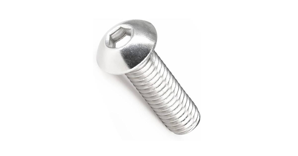 Perno Parker Button Acero Inoxidable 304 Metrico
