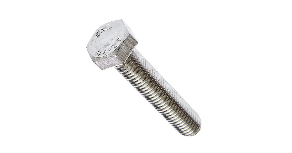 Perno Hexagonal Acero Inoxidable 304 M12