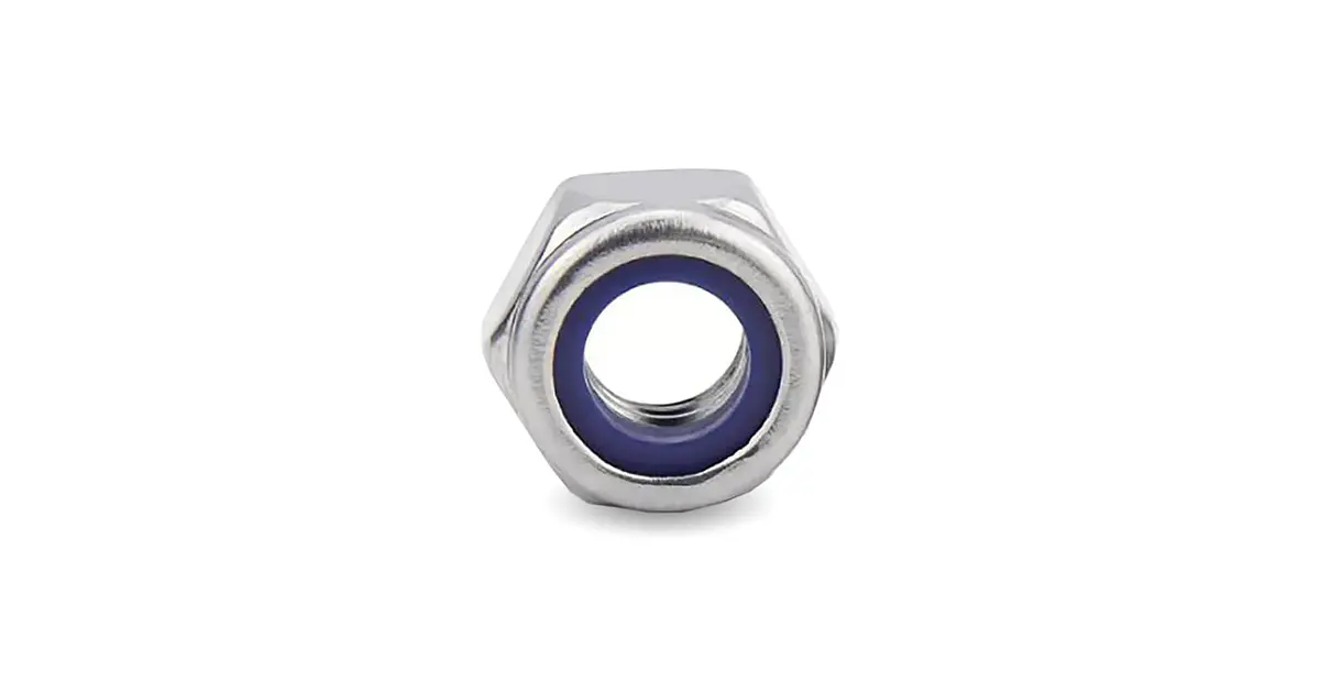 Tuerca Seguro Nylon Acero Inoxidable 304 Metrica