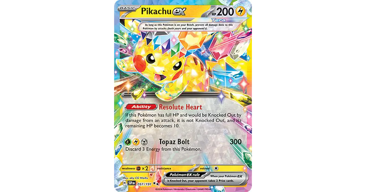 Pikachu ex #57/191