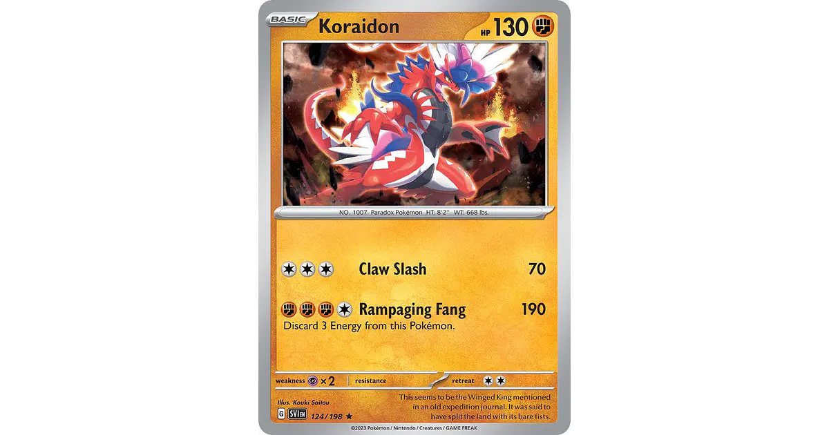 Koraidon #124/198