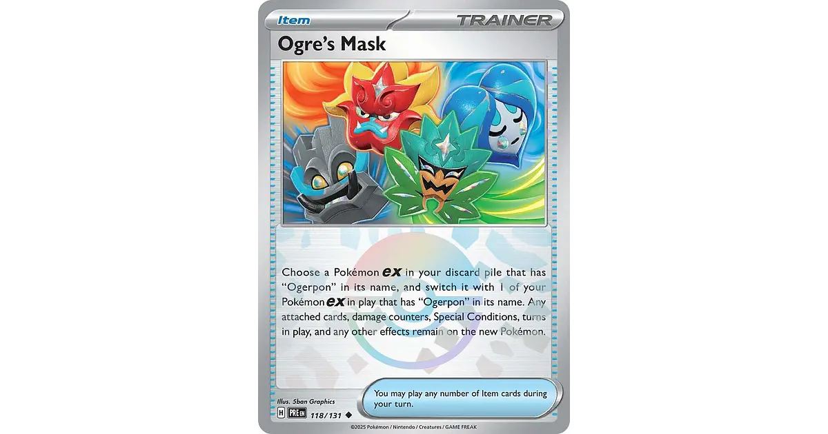 Ogre's Mask [Poke Ball] #118/131 Pokémon Prismatic Evolution