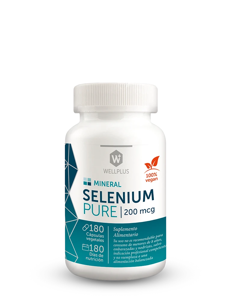 Selenium Pure 180 cápsulas Wellplus