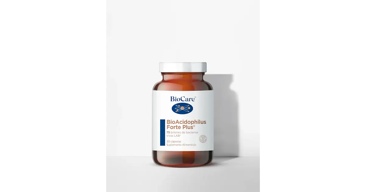 BioCare - BioAcidophilus Forte Plus 75 billones 30 cápsulas
