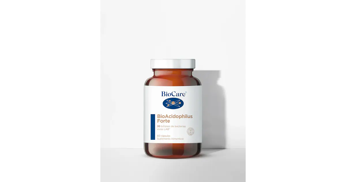 BioCare - BioAcidophilus Forte 30 billones 60 cápsulas