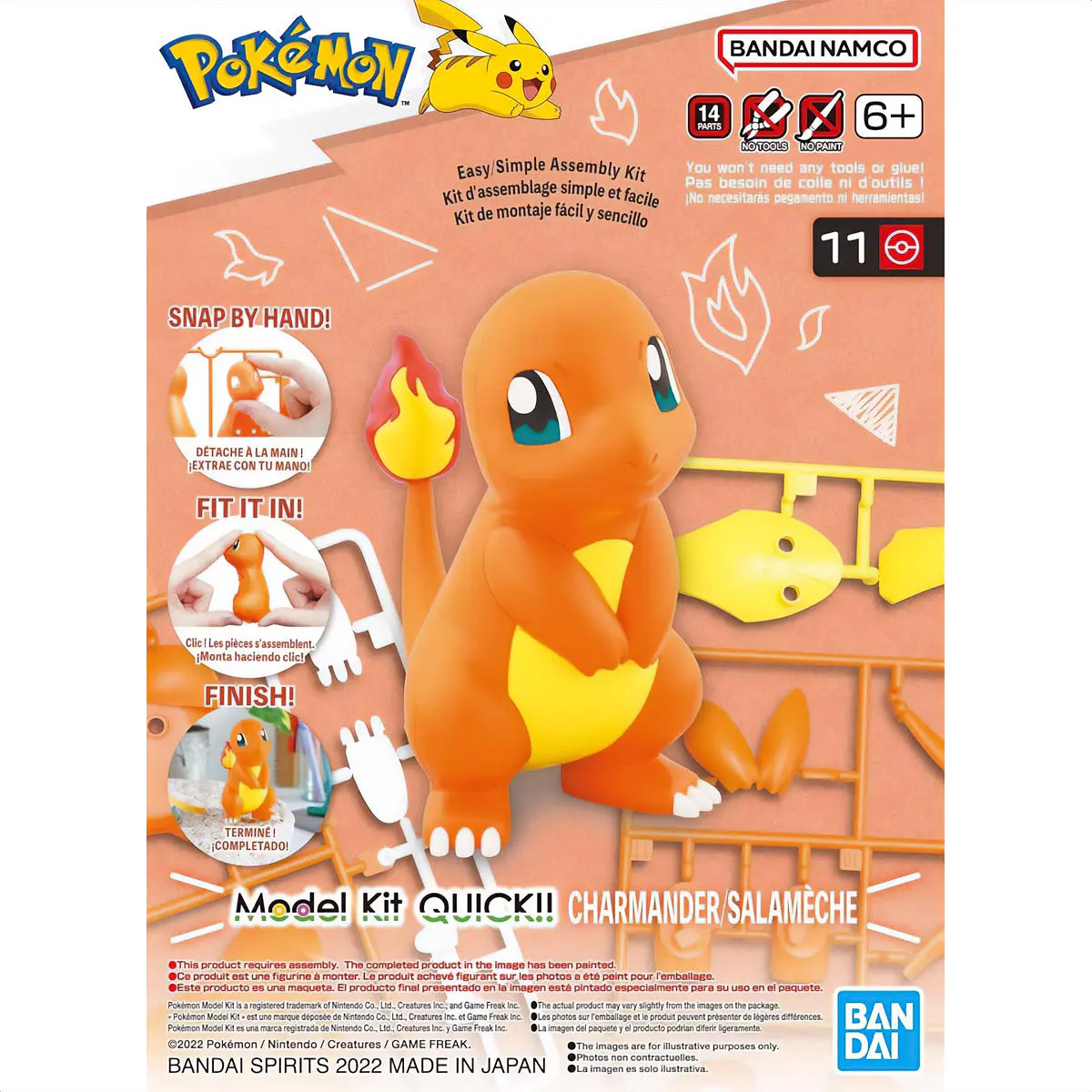MODEL KIT QUICK!! CHARMANDER POKÉMON