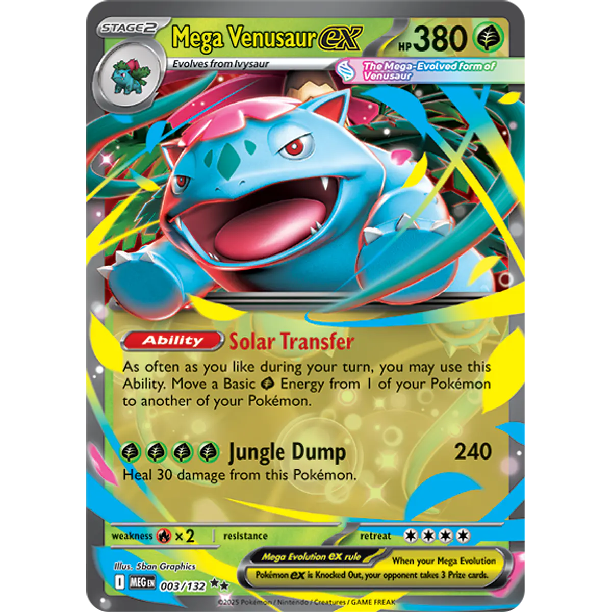 Mega Venusaur ex - 003/132