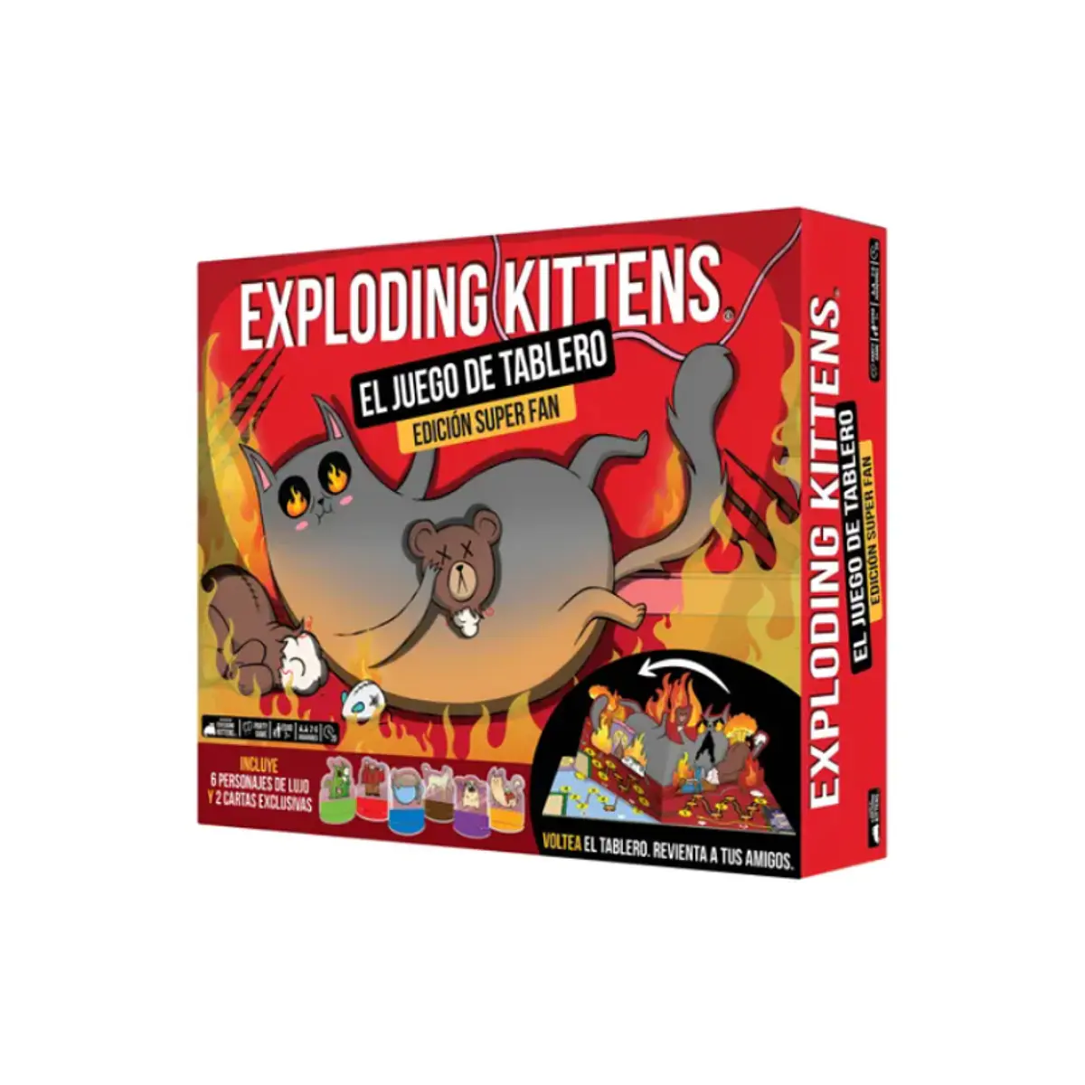 Exploding Kittens Super Fan Edition – El juego de tablero