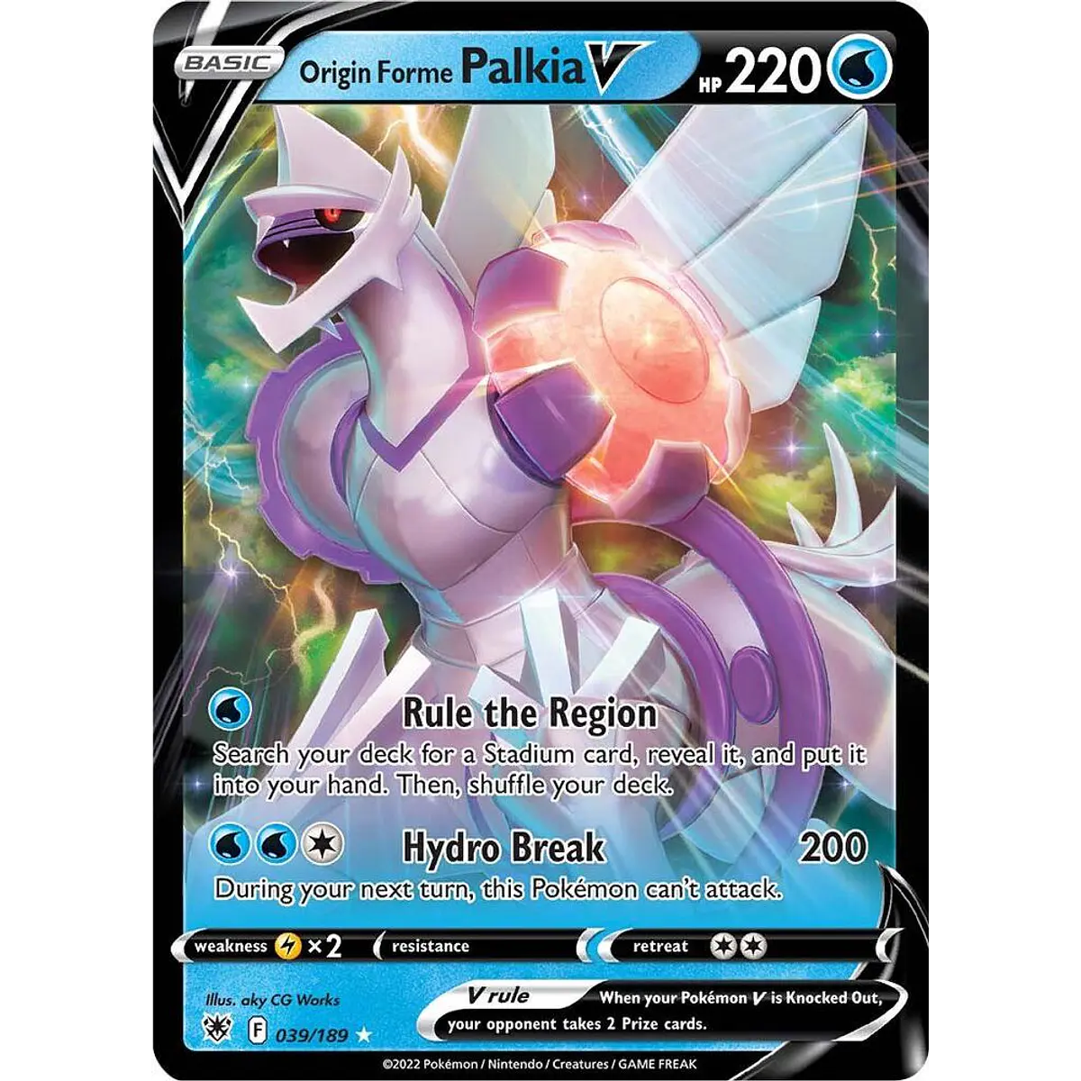 Origin Forme Palkia V - SWSH10