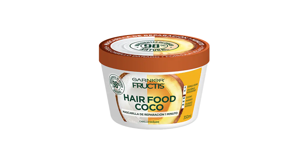 Mascarilla Hair Food Coco Reparación GARNIER Fructis 350ml