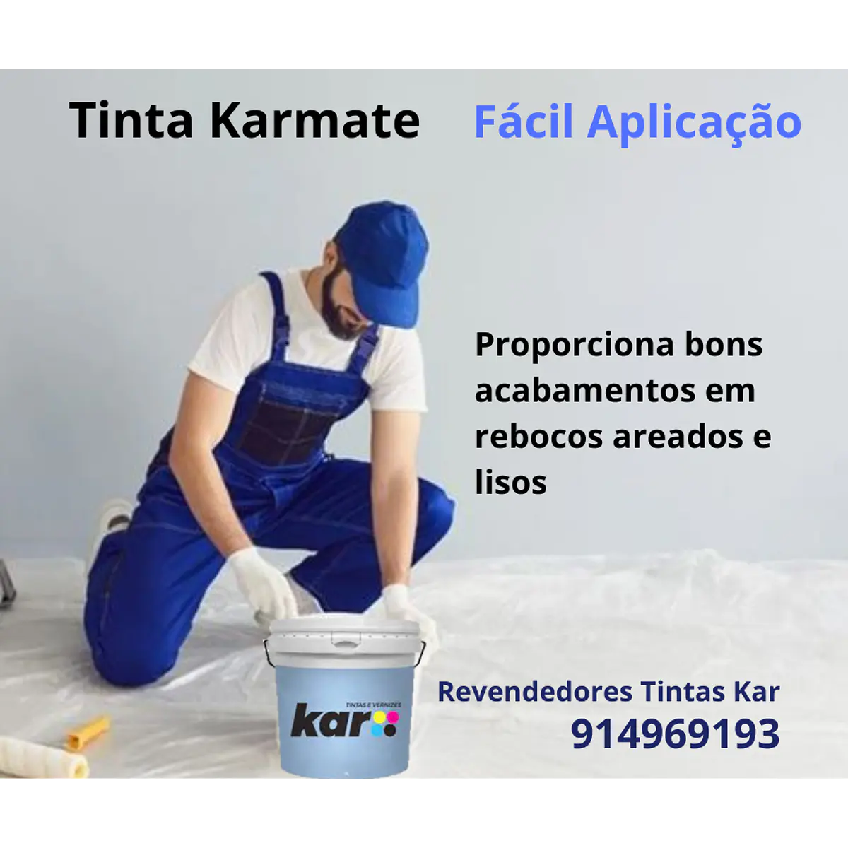 TINTA KARMATE - FÁCIL APLICAÇÃO (5L)