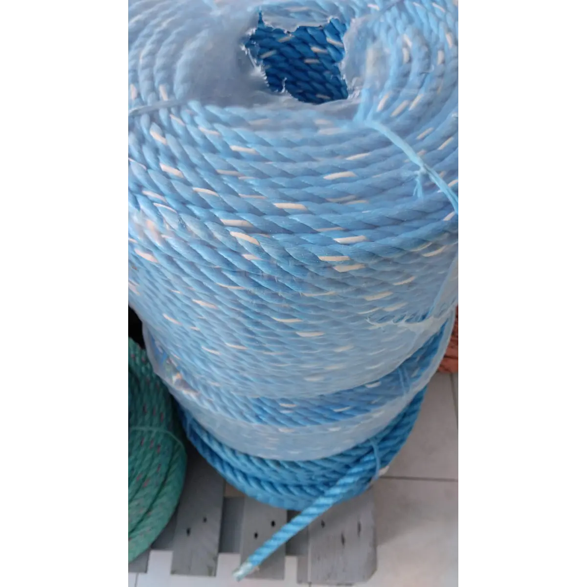 Corda de Ráfia Azul de 12mm