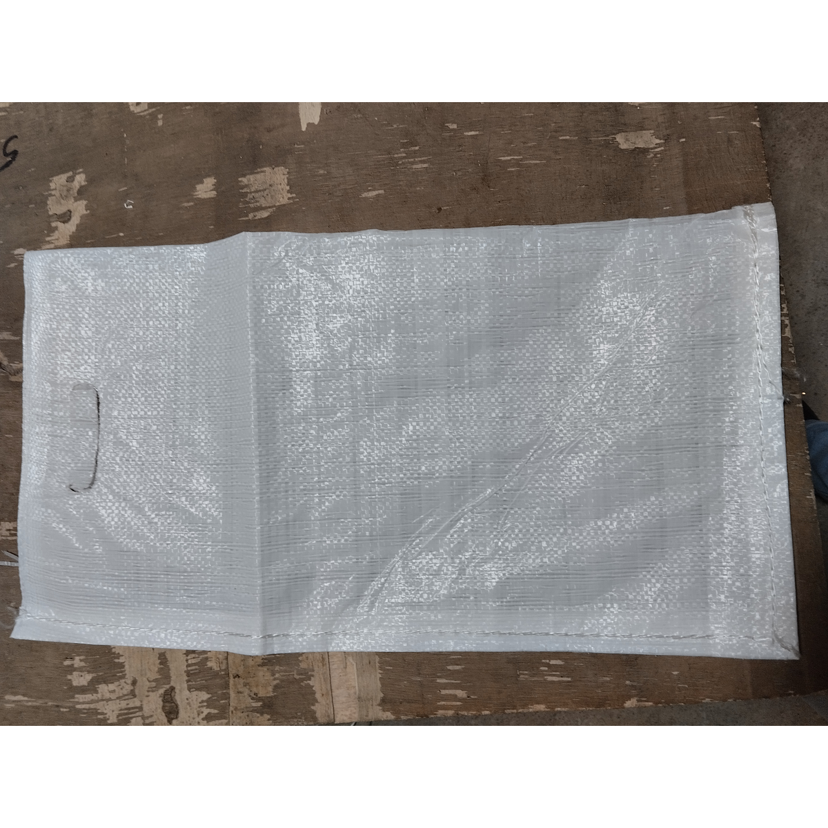 Saco ráfia branco com pega - 50 unidades