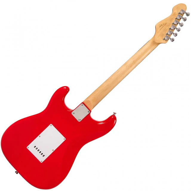 Guitarra Electrica Stratocaster Roja Encore E6RED