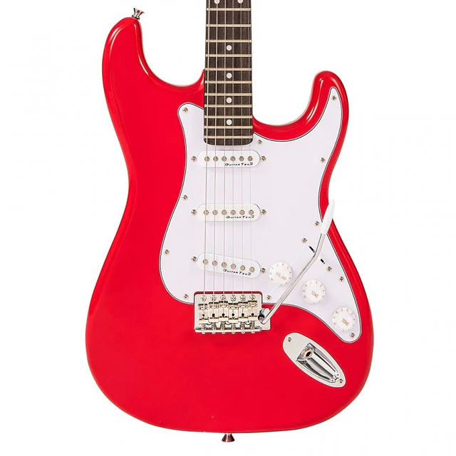 Guitarra Electrica Stratocaster Roja Encore E6RED