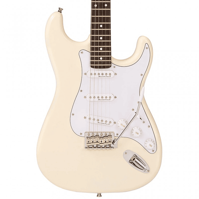 Guitarra Electrica Stratocaster Blanca Encore E6VW