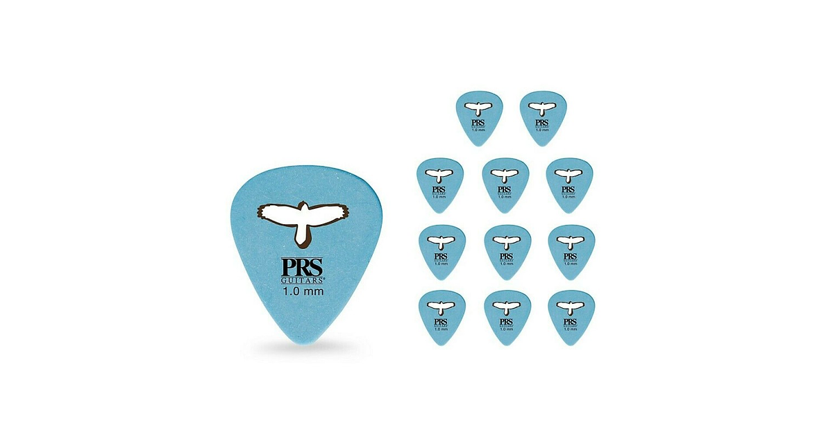 Pack de Uñetas 12u. 1.0mm 12u. Prs Delrin Punch Pick