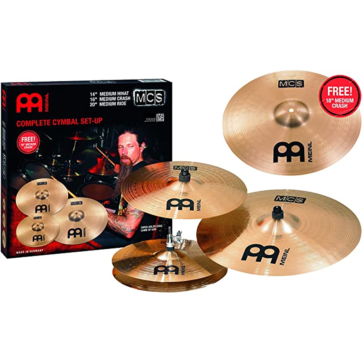 Set de Platillos Meinl MCS Complete Set