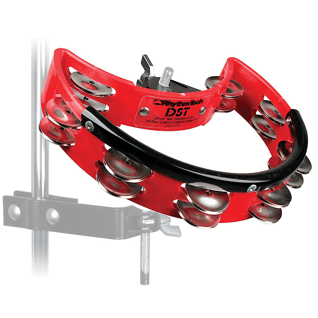 Pandero Montable Rhythm Tech DST30-U Rojo/Niquel