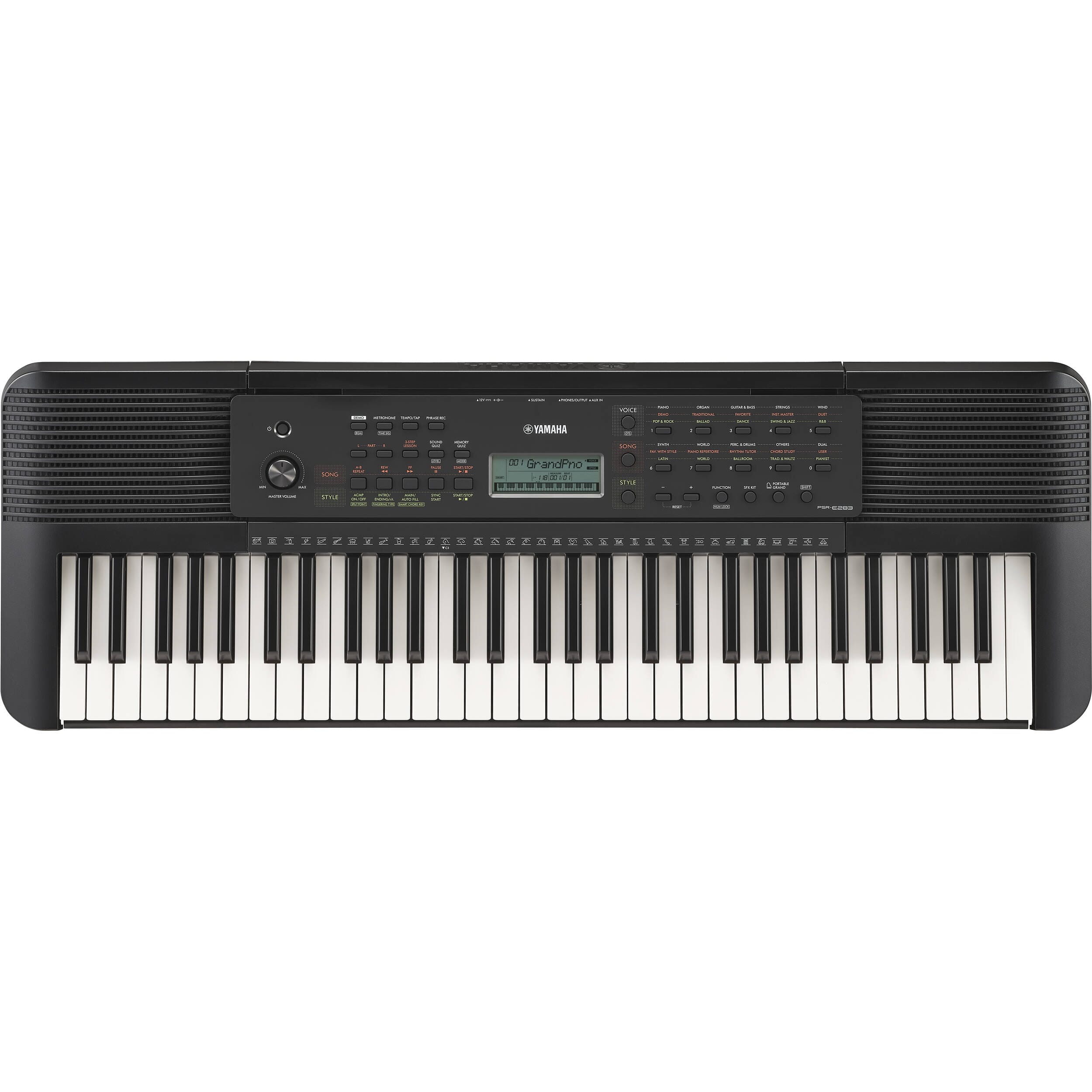 Teclado Yamaha PSR-E283 61 Teclas | Sagás Music Shop Chile