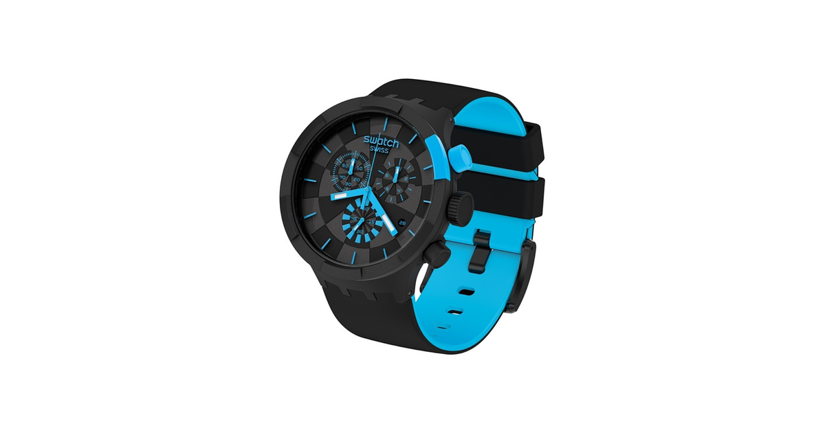 RELOJ SWATCH UNISEX SB02B401 CHECKPOINT BLUE