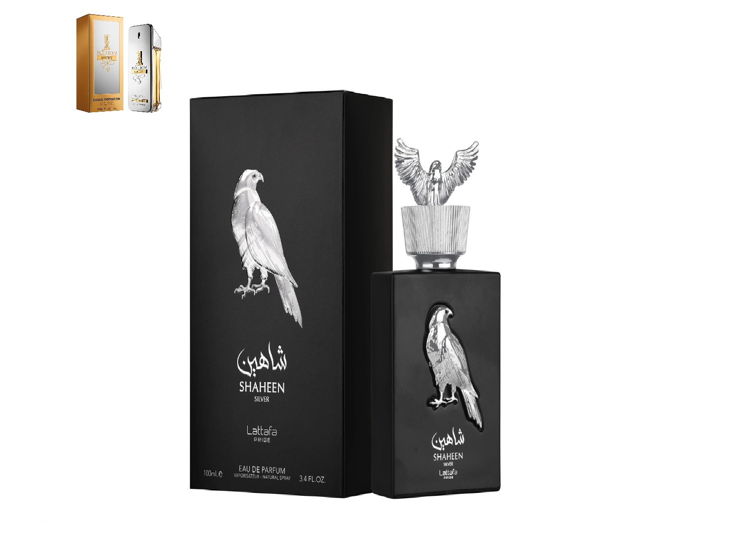 PERFUME LATTAFA PRIDE SHAHEEN SILVER HOMBRE EDP 100 ML