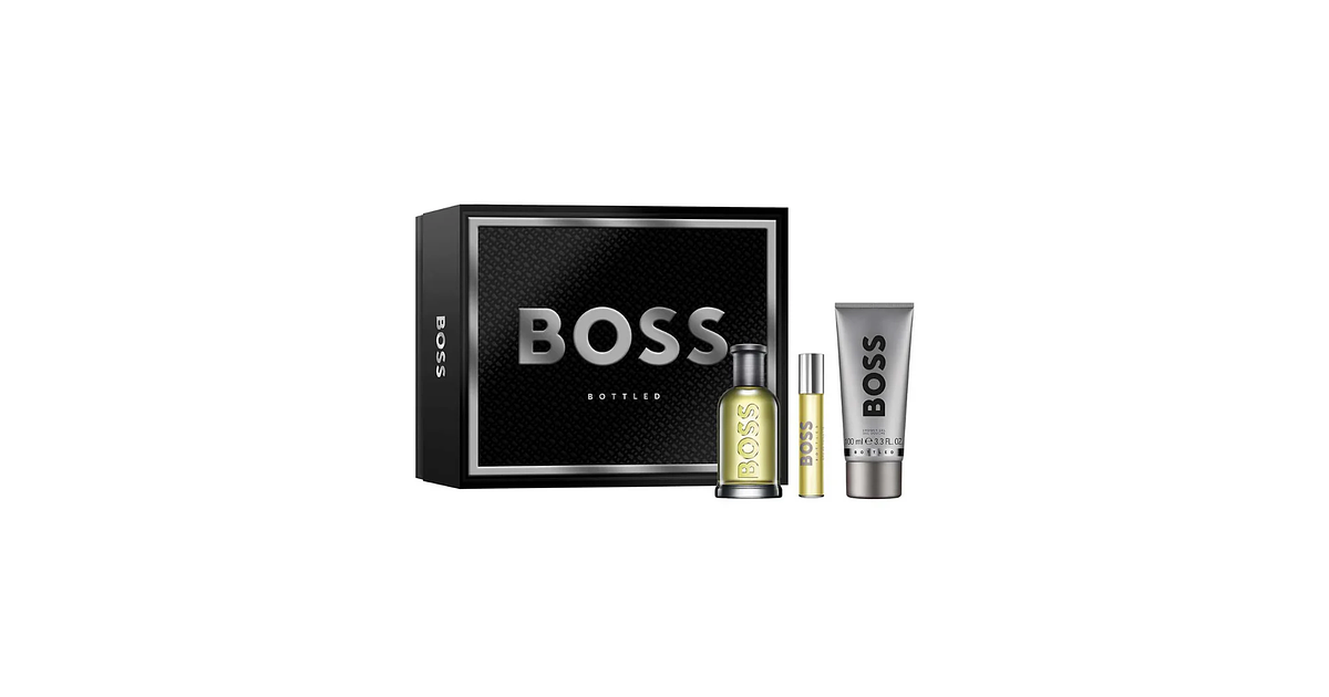 PERFUME BOSS BOTTLED VARON EDT 100 ML / 10 ML / SHOWER GE...