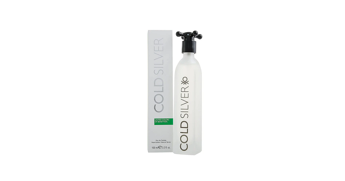 PERFUME COLD SILVER BENETTON UNISEX EDT 100 ML