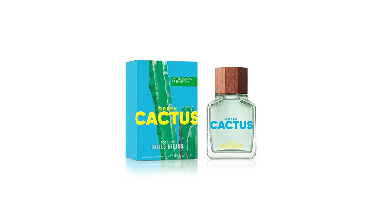 PERFUME BENETTON UNITED DREAMS GREEN CACTUS HOMBRE EDT 10...