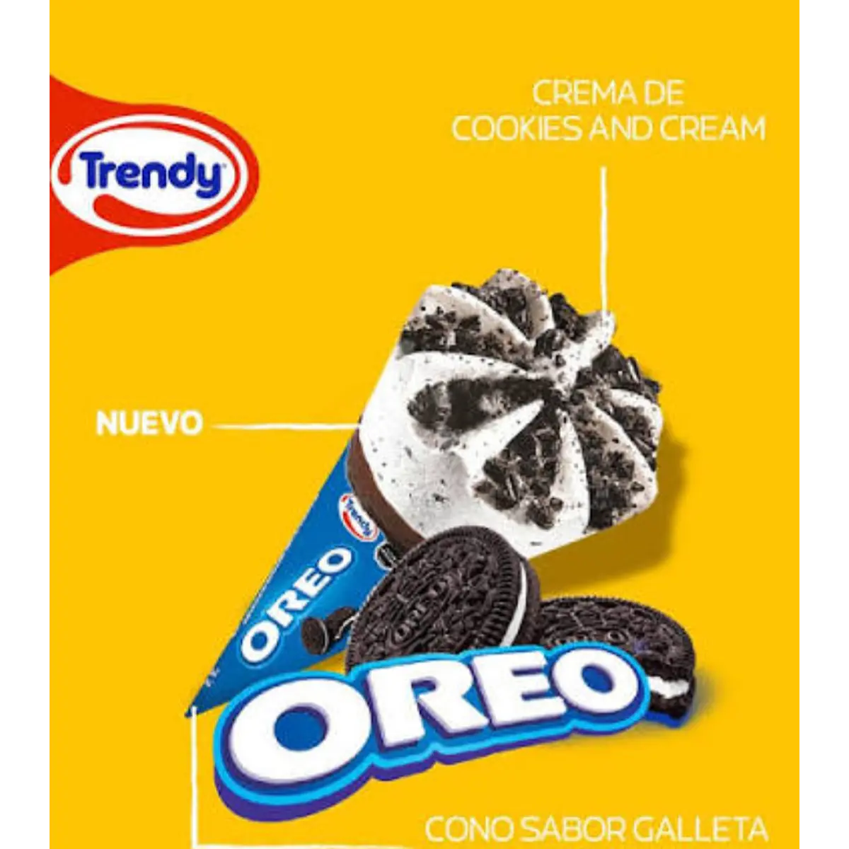 Cono oreo trendy x16 | Sala de Venta Express