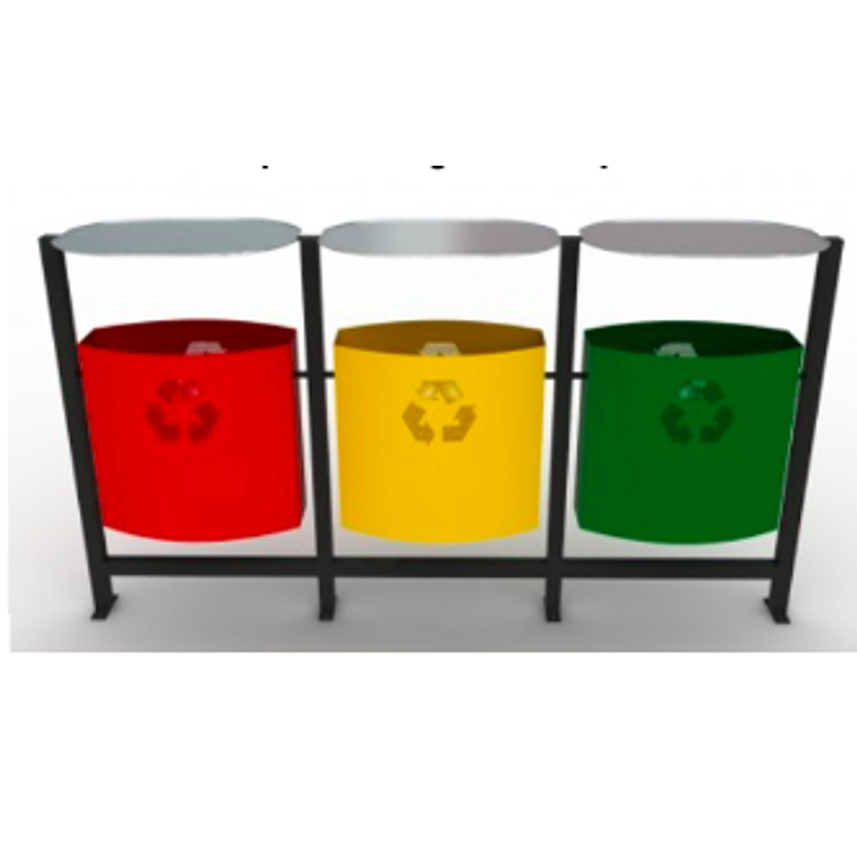 Basurero triple ecologico liverpool