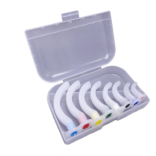 Set De 8 Cánulas Mayo - Guedel Con Caja