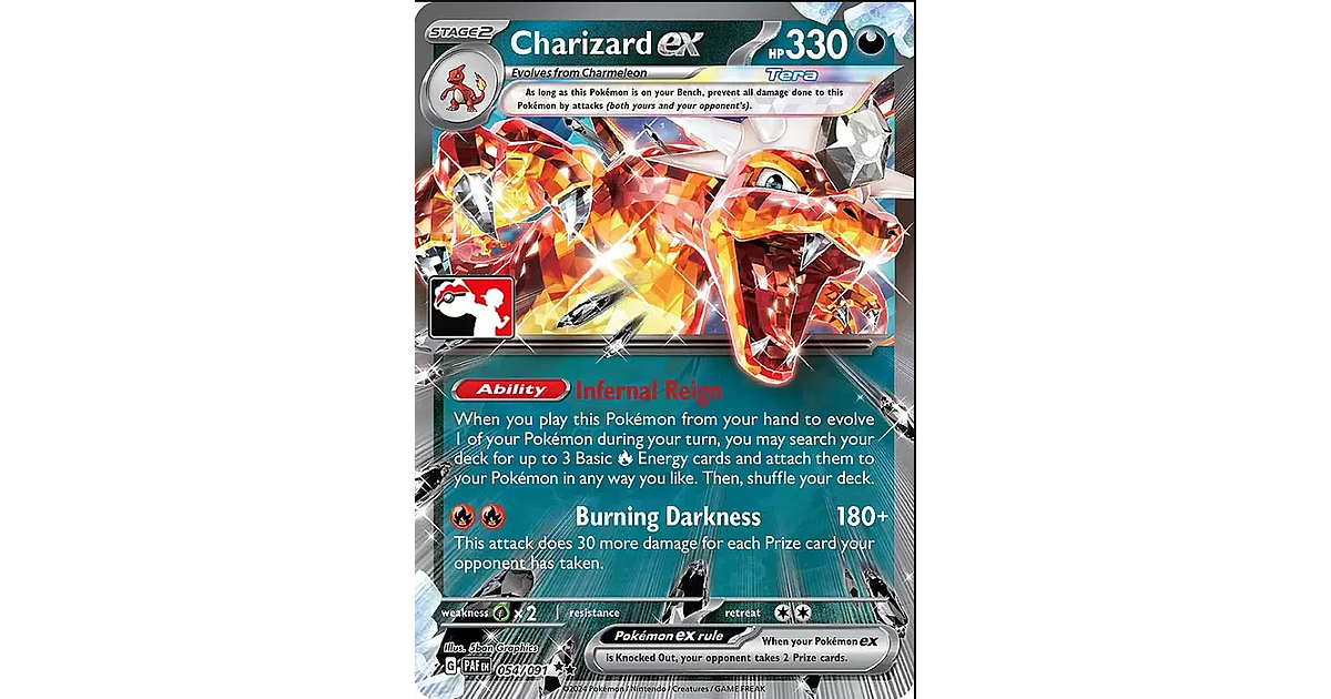 Charizard ex - Prize Pack Series Cards (Español)