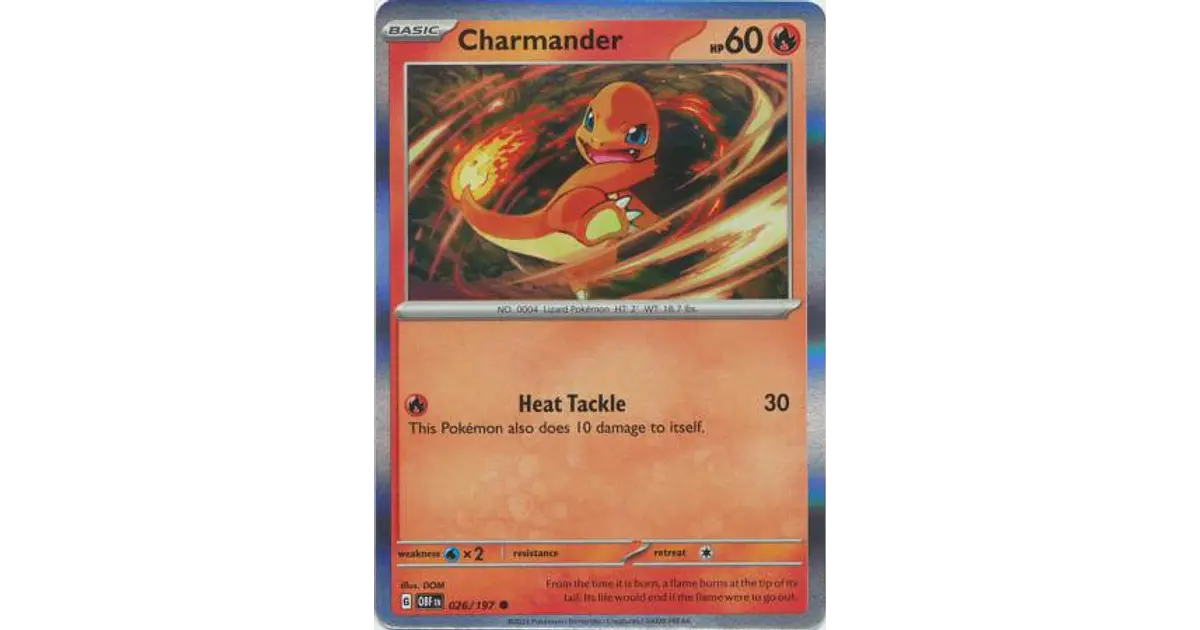Charmander - 026/197 - Holo Promo (Español)