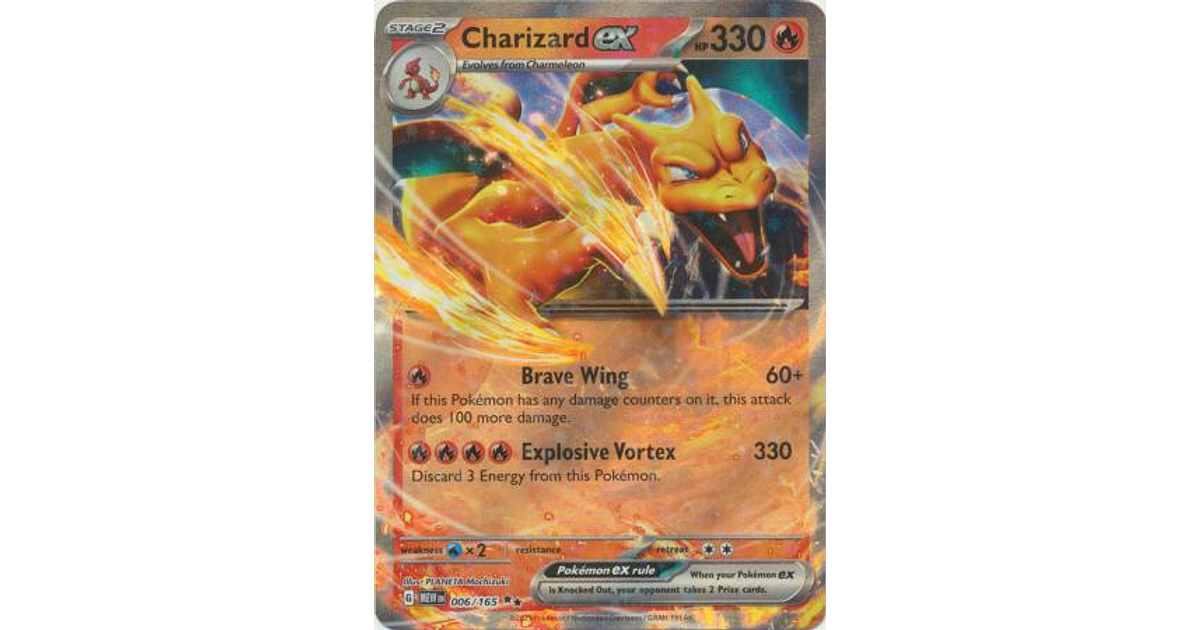 Charizard ex - 006/165 - Ultra Rare
