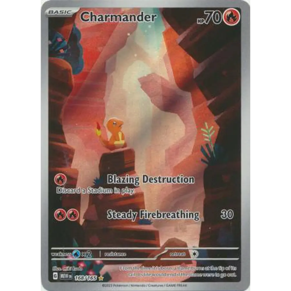 Charmander - 168/165 - Illustration Rare (Español)