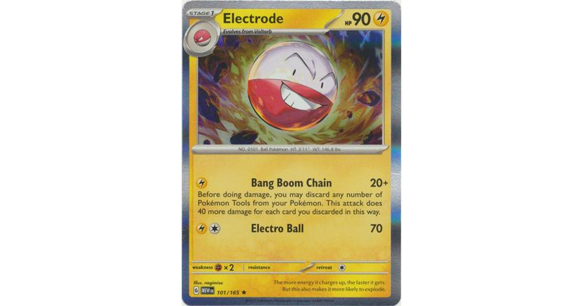 Electrode - 101/165 - Holo Rare