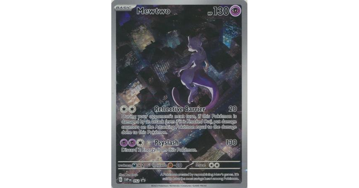 Mewtwo - SVP052 - Illustration Rare Promo