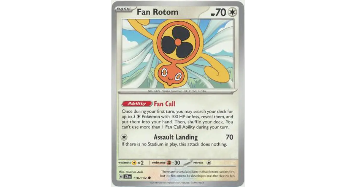 Fan Rotom - 118/142 - Common (Español)