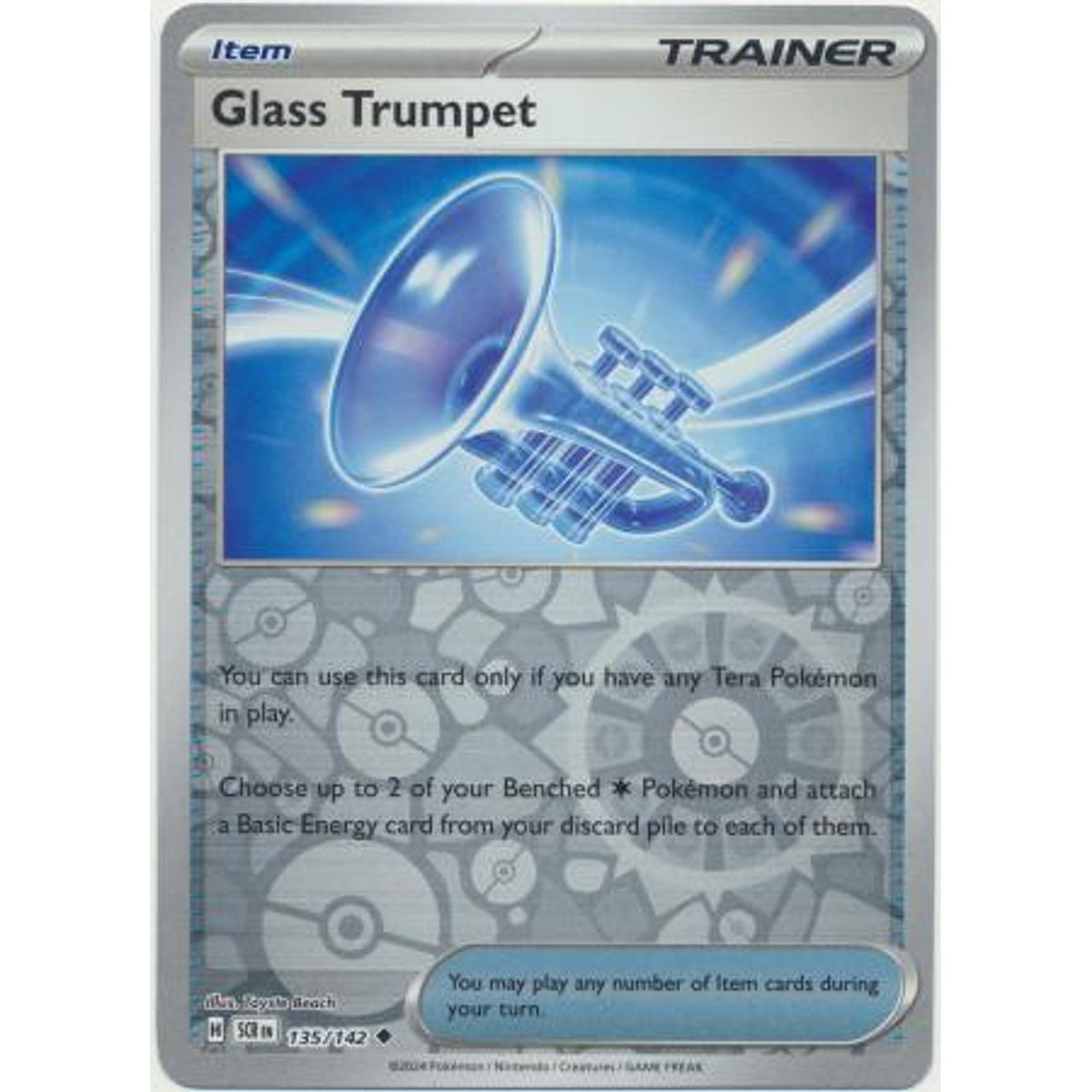 Glass Trumpet - 135/142 - Uncommon Reverse Holo