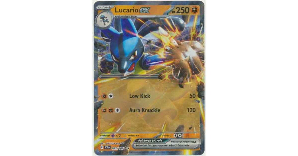 Lucario ex - 082/142 - Ultra Rare (Español)
