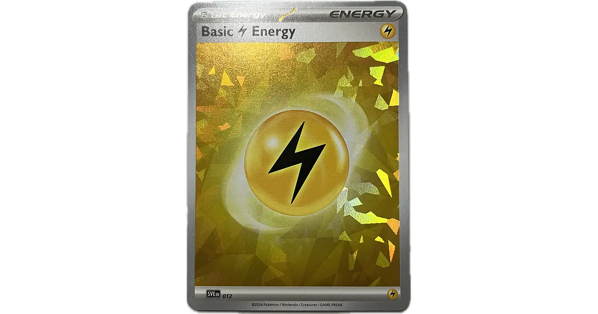 Basic Lightning Energy – SVE012 – Shattered Holo (Premium co