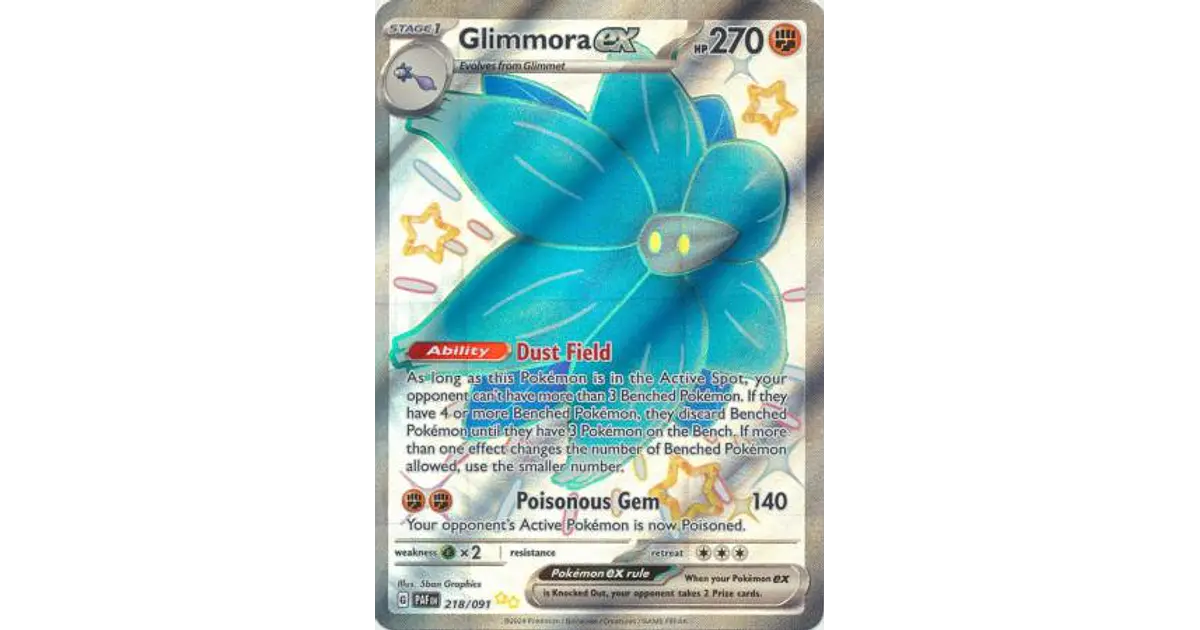 Glimmora ex - 218/091 - Shiny Ultra Rare (Español)