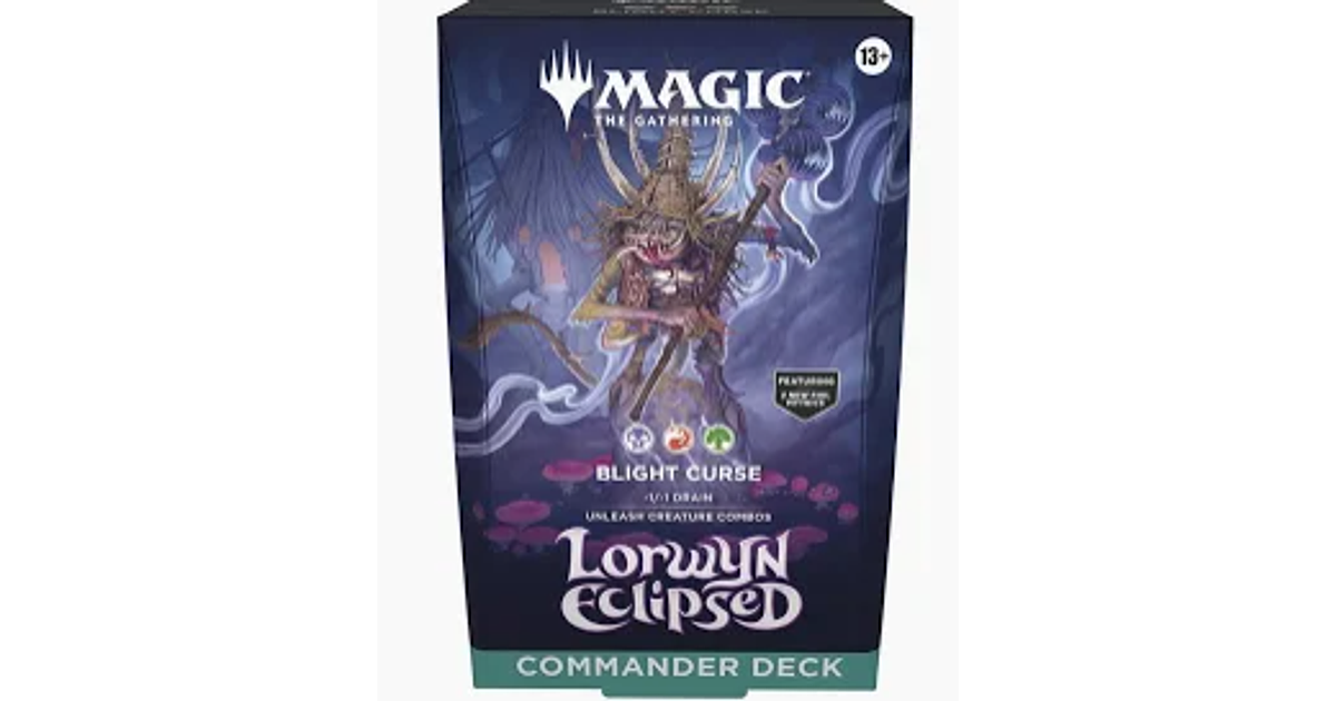 PREVENTA Lorwyn Eclipsed - Blight Curse Commander Deck INGLE