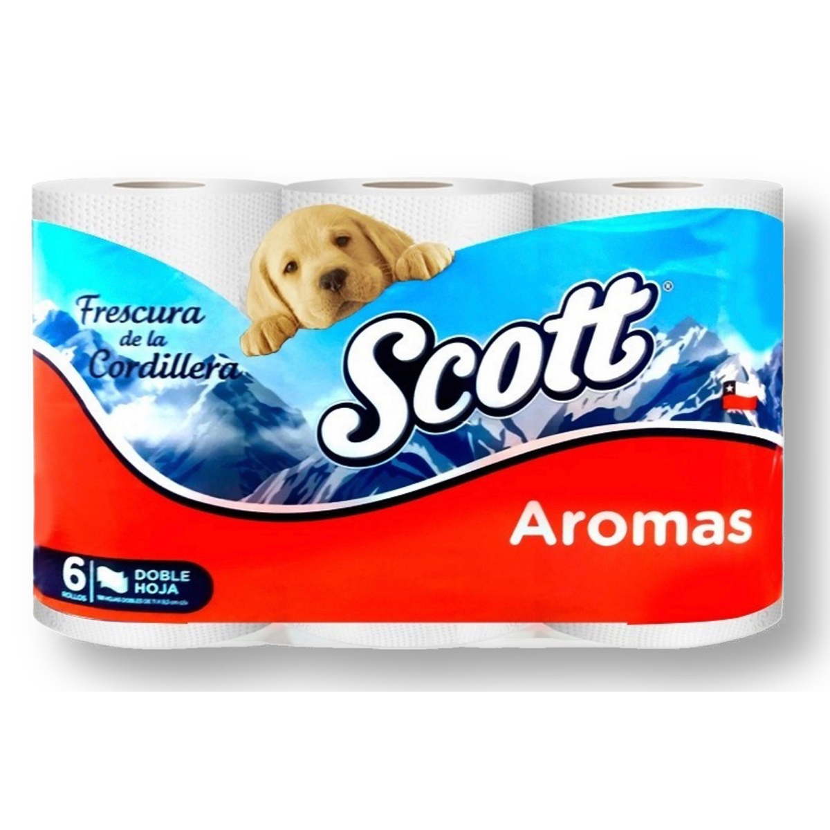 Papel Higiénico Scott Aromas Doble Hoja 6 rollos X 22 mts ca