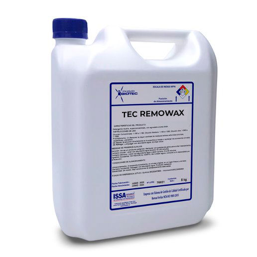 Detergente para pisos y muros TEC REMOWAX 4 x 5 KG