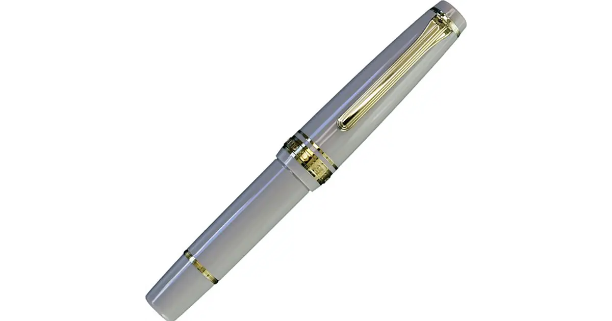 Sailor - PG Slim Mini Gold Trim 14k nib - Ayur Gray
